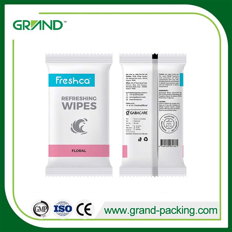 Mesin Pembungkusan Tisu Basah Single/Double Piece Automatik - Beli ...